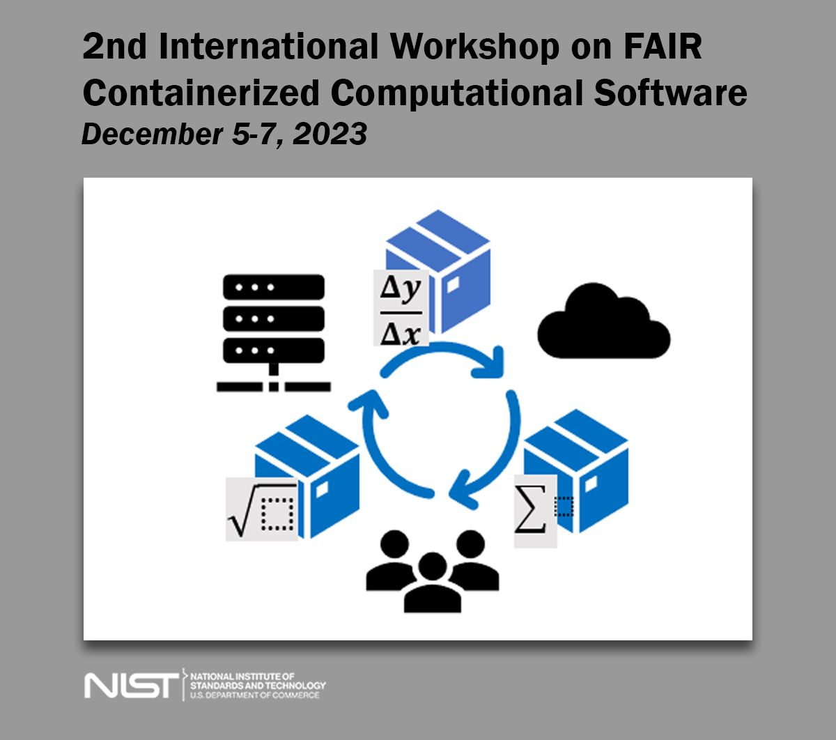 2nd International Workshop on FAIR Containerized Computational Software | NIST